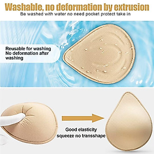 CYTMTZGA Latex Foam Mastectomy Breast Prosthesis Breast Forms Lightweight Ventilation Used Women Pocket Post-Surgery Bra Sp2L