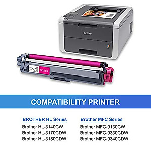 Arthur Imaging Compatible Toner Cartridge Replacement for Brother TN225 (Magenta, 1-Pack)