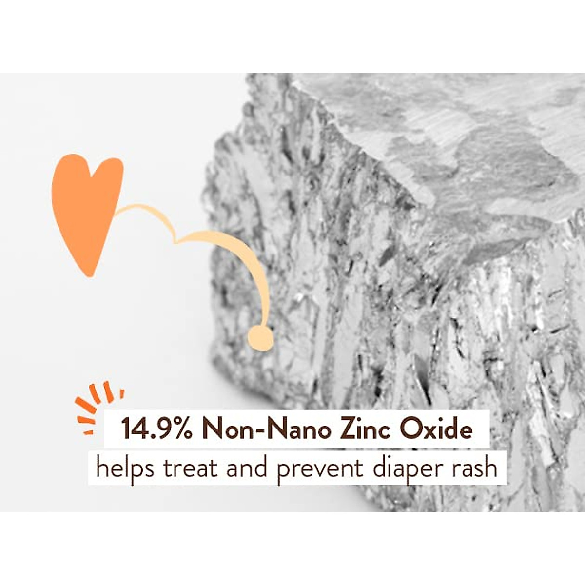 Babo Botanicals Sensitive Baby Fragrance-Free Diaper Rash Cream Spray - with Non-Nano Zinc Oxide, Organic Shea Butter, Olive Oil & Aloe Vera - EWG Verified & Hypoallergenic - 3 fl. oz., White