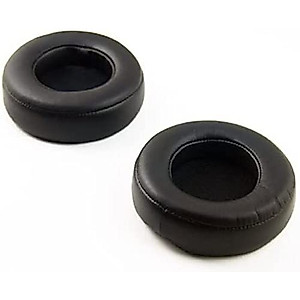 VEKEFF 2 pcs Replacement Earpads Ear Pads Cushion for Beats by Dr.Dre PRO/Detox Headphones (Black)