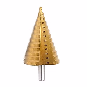 Driak 4-52mm Metric HSS Titanium Surface Step Drill Bit Set for Wood Metal Hard Materials Hole Drilling Tool