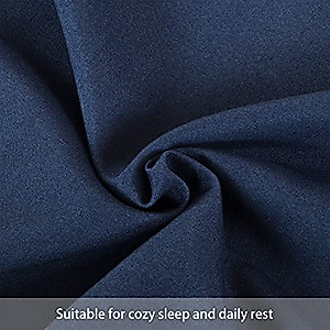 FLXXIE 2 Pack Microfiber Toddler Pillowcases, 14x20 Inches Fits Baby Pillow Sized 12x16, 13x18 or 14x20, Soft and Cozy Small Travel Pillow Covers with Envelope Closure, Navy
