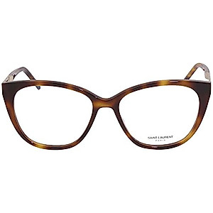 Saint Laurent SL-M72 004 Eyeglasses Women's Havana/Gold Optical Frame 54mm