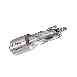 ACTOOL 9/16" Diameter × 1" Depth of Cut HSS ANNULAR Cutter with 3/4'' Weldon Shank