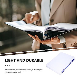 Cabilock Office Accessories Tabletop Accessories Organizer Clear Paper Desktop Accessories Desk for Office Book Accessories Tabletop Organizer Multifunction Office Paper Pp A4