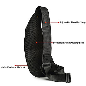 NICGID Sling Bag Chest Shoulder Backpack Crossbody Bags for Men Women
