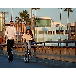 EcoSmart SUP Electric Scooter – 16" Air-Filled Tires, Wide Bamboo Deck, 350w High-Torque Hub-Driven Motor, Up to 15.5 mph & 15.5 Miles Range, Rear-Wheel Drive