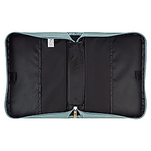 Christian Art Gifts Faux Leather Fashion Bible Cover: I Know The Plans I Have for You - Jeremiah 29:11 Inspirational Bible Verse, Debossed Floral Teal Design, Medium