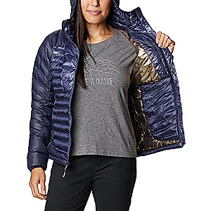 Columbia Women's Labyrinth Loop Hooded Jacket, Nocturnal/Dark Nocturnal, Medium