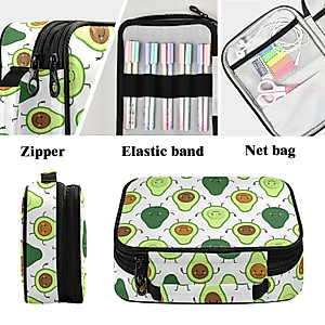 ZZKKO Colored Pencil Case Urban Monster Truck Car 96 Slots Pencil Holder with Zipper Large Capacity Pencil Case Organizer for Watercolor Pens Markers Kids Children