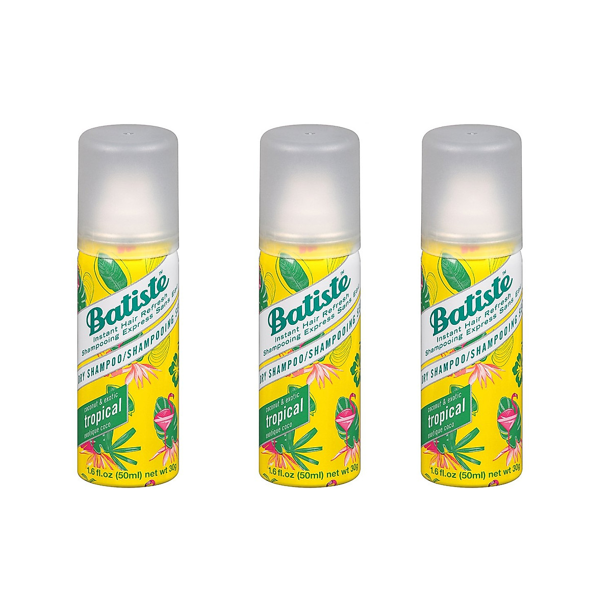 Batiste Dry Shampoo 1.6 oz. Tropical (PACK OF 3)