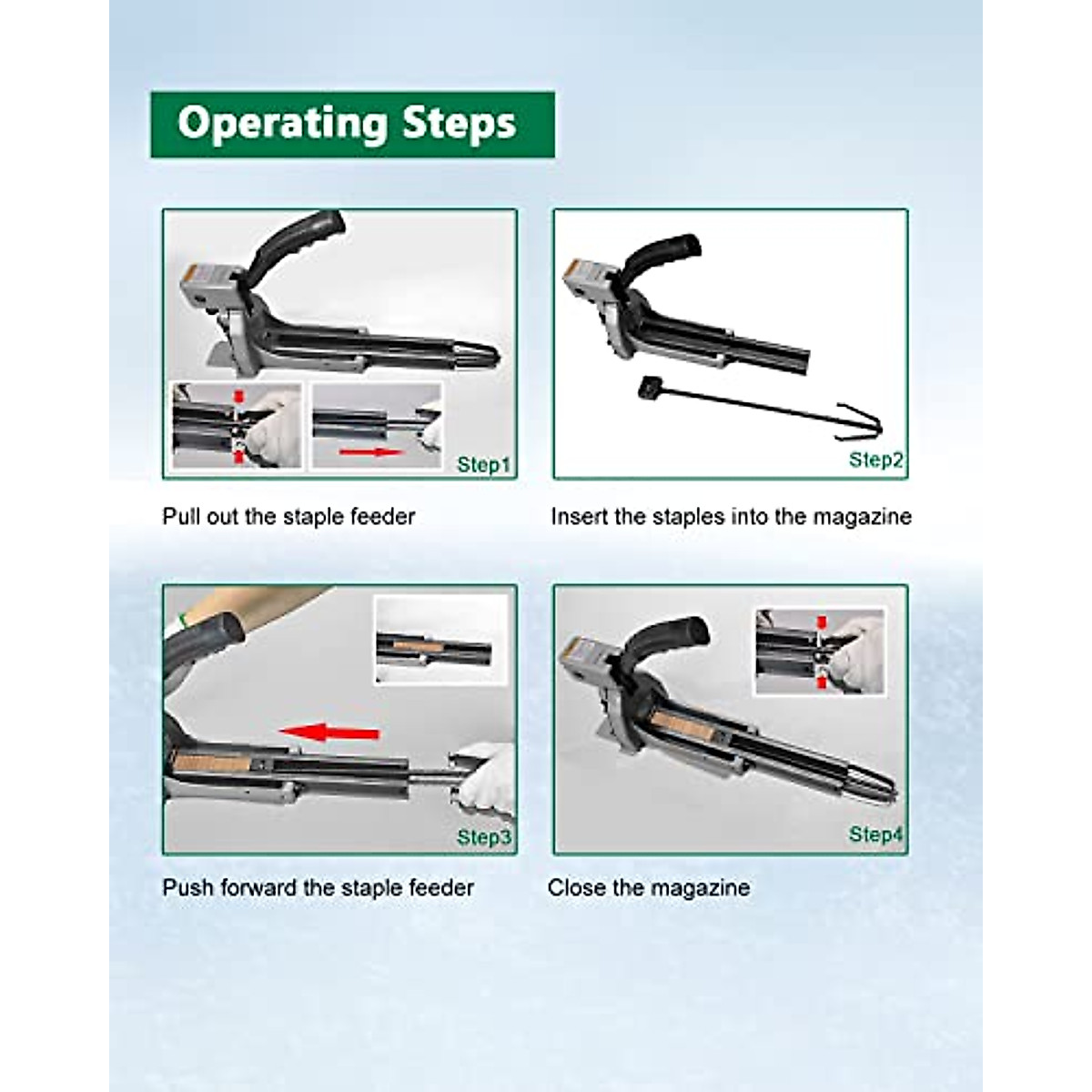 meite 16GCS58 16 Gauge 1-3/8" Crown 5/8" Length Copper Coated Carton Closing Staples for Pneumatic & Manual 2000 PCS/Box (1 Box)