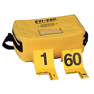 EVI-PAQ Tent Kit with Case - 1-60 Cut Out Tent (Yellow)