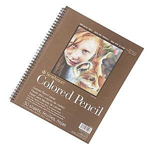 Strathmore Colored Pencil Spiral Paper Pad 9"X12"-30 Sheets -62477900