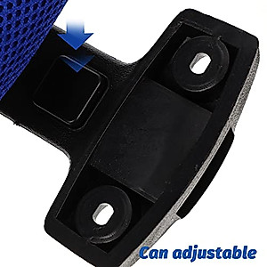 Tofficu Office Chair Headrest Attachment Computer Chair Headrest Adjustable Chair Head Cushion Head Rest for Office Chair(3.0cm Fixing Clips)