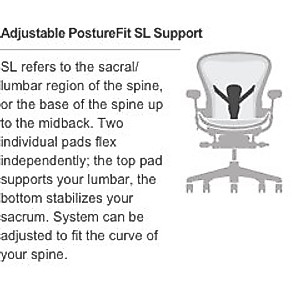 Herman Miller Aeron Ergonomic Chair - Size B, Graphite