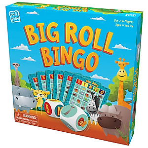 Big Roll Bingo: Safari - Take a Walk on The Wild Side by Pressman, Multi Color