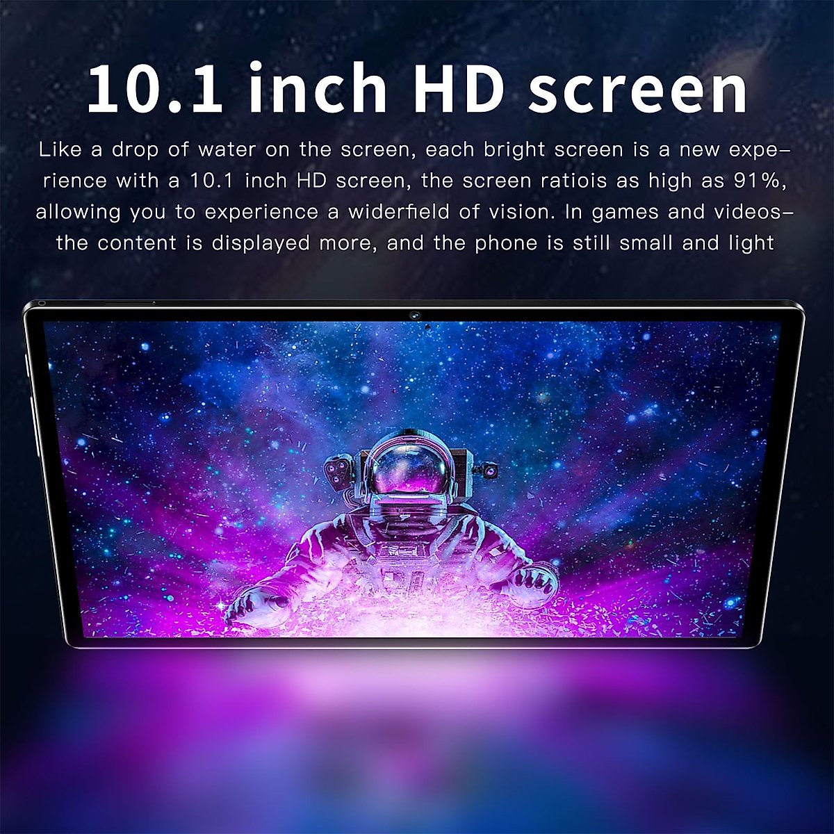 Yoidesu 2 in 1 Android 12 Tablet PC. 10.1 Inch Tablet with Mouse Case with Keyboard, 7000mAh Tablet 8GB ROM 256GB Expandable Tablet, 8MP Dual Camera, 2.4G,5G Dual Band WiFi (US Plug)