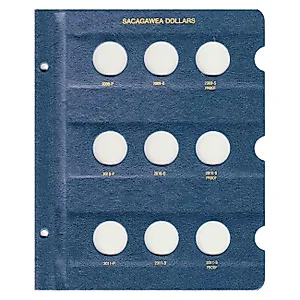 Whitman US Sacagawea Dollar Coin Album 2000 - 2009 #2234