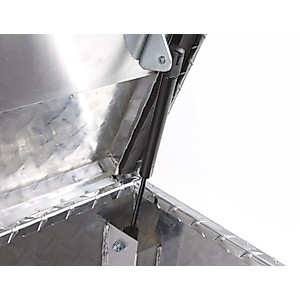 Lund 9748 48-Inch Aluminum Side Mount Box, Diamond Plated, Silver