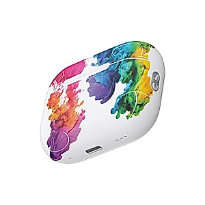 MightySkins (2 Pack) Skins Compatible with Apple AirPods Pro 2 - Aqua Paint | Protective, Durable, and Unique Vinyl Decal wrap Cover | Easy to Apply, Remove, and Change Styles | Made in The USA