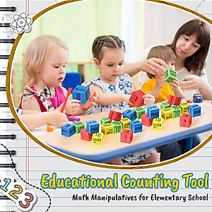 Hanaive 20 Pcs Ten Frame Dice Large Foam Dice for Classroom Math Manipulatives Kindergarten Classroom Supplies for Teachers Elementary Subitizing Dice Educational Counting Toys Math Learning Tools