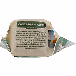 Cascadian Farm Organic Granola with No Added Sugar, Cinnamon Apple Cereal, Resealable Pouch, 11 oz.