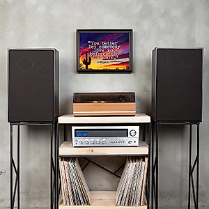 The Eagles - Let Somebody Love You Music Wall Art Print, This Ready to Frame Rock Music Wall Art Poster Print is Good For Music Room, Home, Office, Bar, Studio, And Cave Room Decor, Unframed - 8x10"