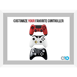Playbudz Pro Grips for PlayStation 5 Controller (PS5) Combo Pack (2 Pairs) - Compatible With (PS4, XB1, Xbox 360, Xbox One, Nintendo Switch Pro, PS3) Controller