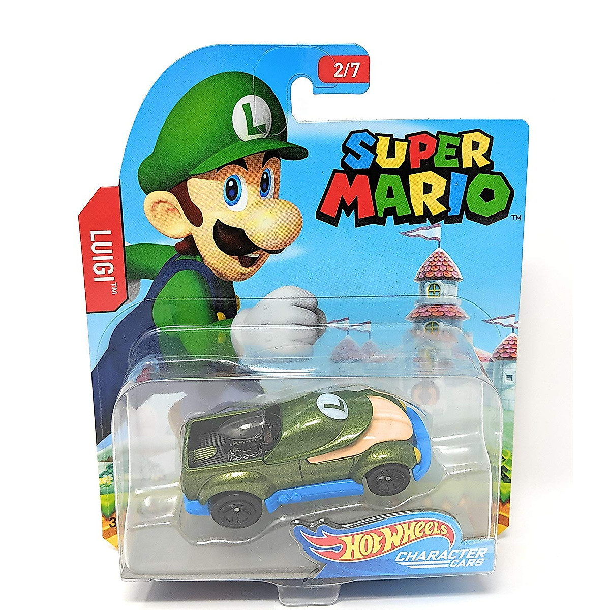 Hot Wheels 2017 Super Mario Character Cars Set of 7