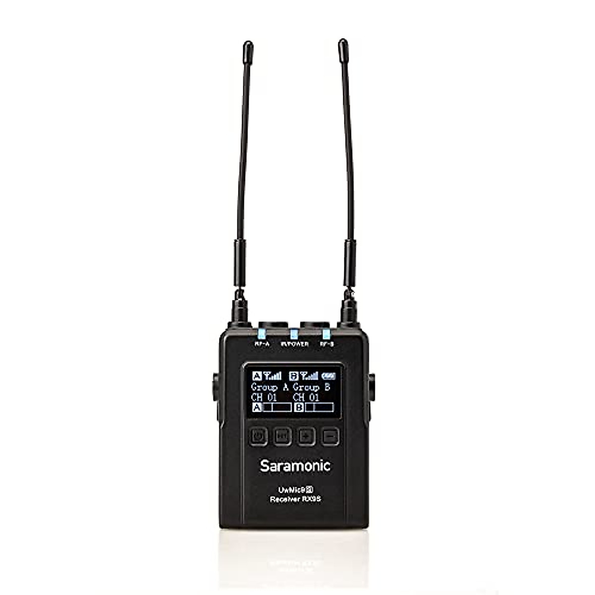 Saramonic Advanced 2-Person Wireless UHF Lavalier System with Dual Camera-Mount Receiver, Premium DK3A Lavaliers, Li-Ion Power, Hard Case & More (UwMic9S Kit 2),UWMIC9S-KIT2,Black