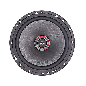 MB Quart PS1-216 Premium 2-Way Component Car Speaker System (Black, Pair) – 6.5 Inch Speaker System, 240 Watt Car Audio, 4 OHMS (Grills Included)