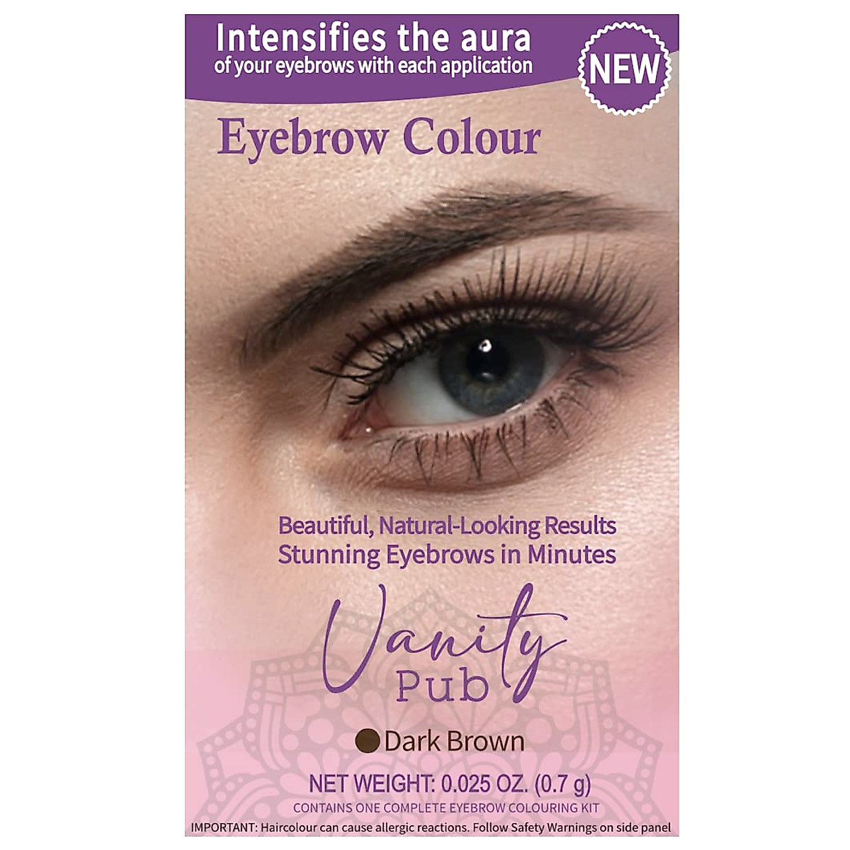 Vanity Pub Eyebrow Color Kit Dark Brown