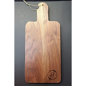 Personalized Natural Walnut Charcuterie Board Meat and Cheese Serving Tray Wedding Gift, Housewarming Gift,