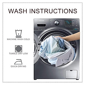 BlessLiving 3 Piece Liquid Marble Bedding Set Black White Bedding Cool Yellow Marble Duvet Cover for Adults Teens Kids (Queen)