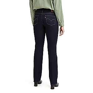 Levi's Women's 314 Shaping Straight Jeans, Darkest Sky - Dark Indigo, 32