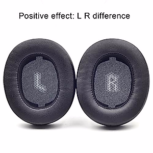Replacement E55 Earpads Ear Pads Foam Ear Cushion Pillow Parts Cover Compatible with JBL E55BT E 55 bt Bluetooth Wireless Headsets (Black)