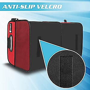 Sposuit Trunk Organizer for Car - Collapsible Trunk Storage with 11 Pockets & Reinforced Handles, SUV Trunk Organizers for Grocery Cargo