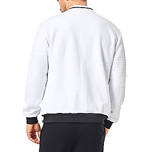 SAVKOOV Mens Lightweight Jacket Casual Bomber Jacket Varsity Coat