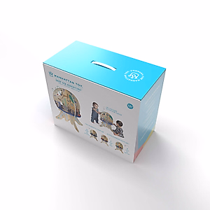 Manhattan Toy Deep Sea Adventure Wooden Toddler Activity Center with Clacking Clams, Spinning Gears, Gliders and Bead Runs