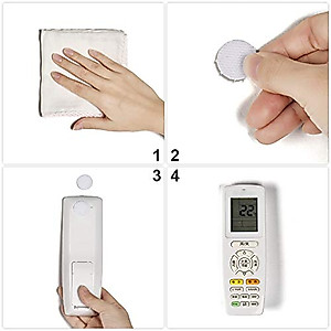 Self Adhesive Dots, 500Pcs(250 Pair Sets) 0.78 Inch / 20mm Diameter Hook and Loop Self Adhesive Dots Tape, Nylon Sticky Back Coins with High Viscocity Glue, Self Adhesive Hook and Loop Coin, White