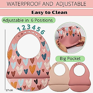 HappyDoo - Baby Led Weaning Supplies 10 pcs - Silicone Feeding Set For Baby with Baby Spoon Set + Suction Plates For Baby + Suction Bowls Silicone Plates - BPA Free and BLW Utensils - Baby Eating Set