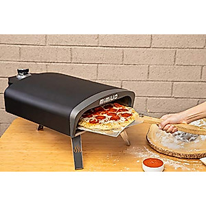 Mimiuo Outdoor Gas Pizza Oven - Portable Propane Pizza Ovens for Outside - Professional Pizza Stove with Oven Cover, Pizza Stone and Pizza Peel - (Classic G-Oven Series)