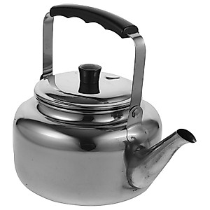 ABOOFAN Coffee Pot Metal Stove Tea Kettle for Gas Stove Small Tea Kettle for Camping Household Teakettle Stovetop Tea Kettle Portable Heater Home Kettle Filter Boiler Camping