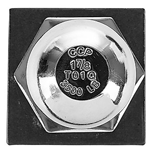 Reese Towpower 7071100 Carbon Forged 1-7/8" Chrome Interlock Hitch Ball , black