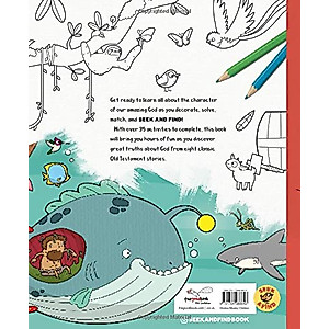 Seek and Find: Old Testament Activity Book: Discover All About Our Amazing God! (Christian Coloring and activity book to gift kids ages 4-8)