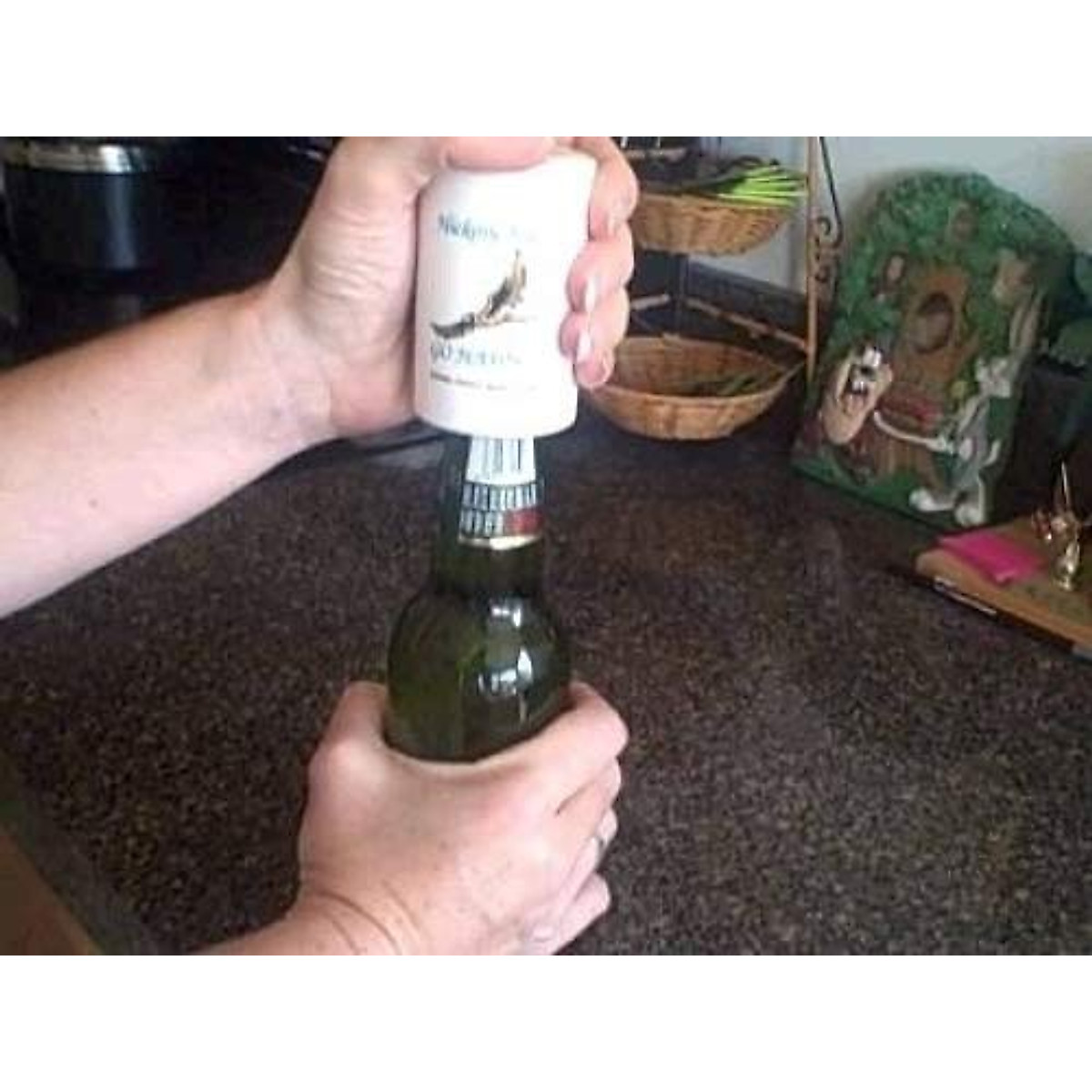 SENTOL Push Down Beer Bottle Opener (White)