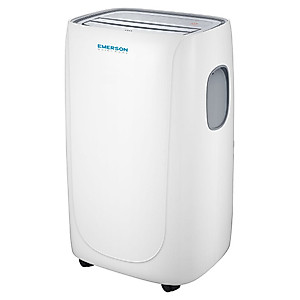 Emerson Quiet Kool EAPC10RD1 3 in 1 Portable Air Conditioner, Dehumidifier & Fan with Remote Control | for Rooms up to 350 Sq.Ft. | Digital Display | 24H-Timer | White | EAPC6RC1, Sq. Ft