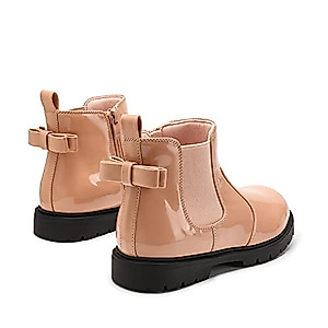 DREAM PAIRS Unisex-Child Sdbo2219k, Pink/Pat, 4 Big Kid