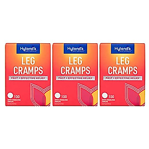Hyland's Relax Calf and Foot Cramps, 100 Tablets each (Value Pack of 3)